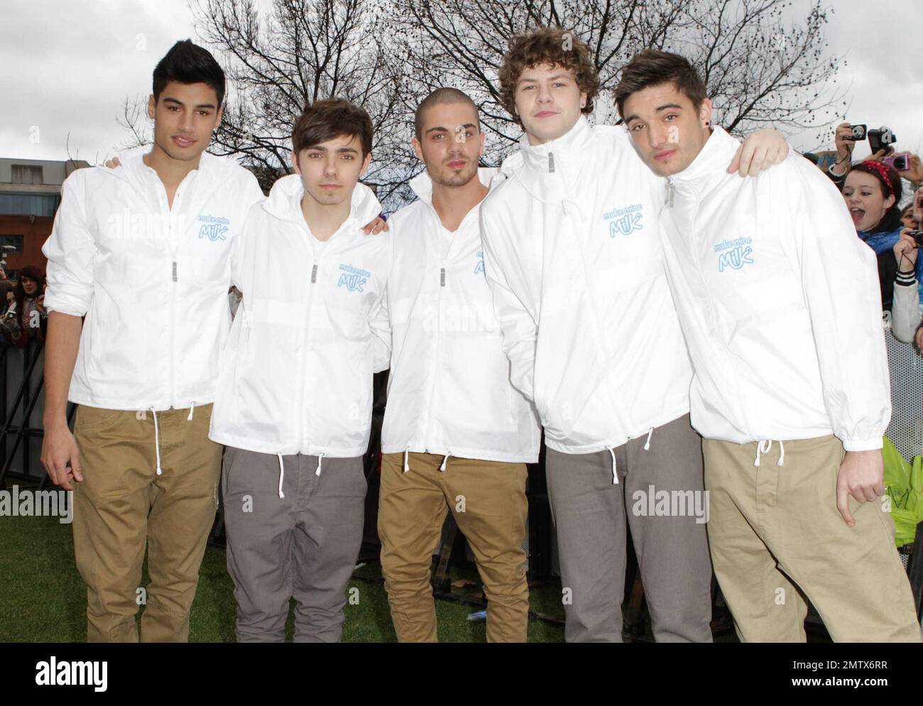 Siva Kaneswaran, Nathan Sykes, Max George, Jay McGuiness and Tom Parker ...