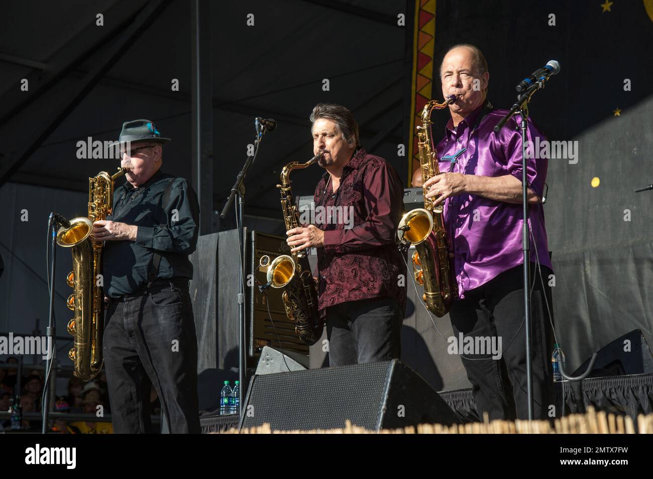 Stephen 'Doc' Kupka, from left, Richard Elliot and Emilio Castillo of ...