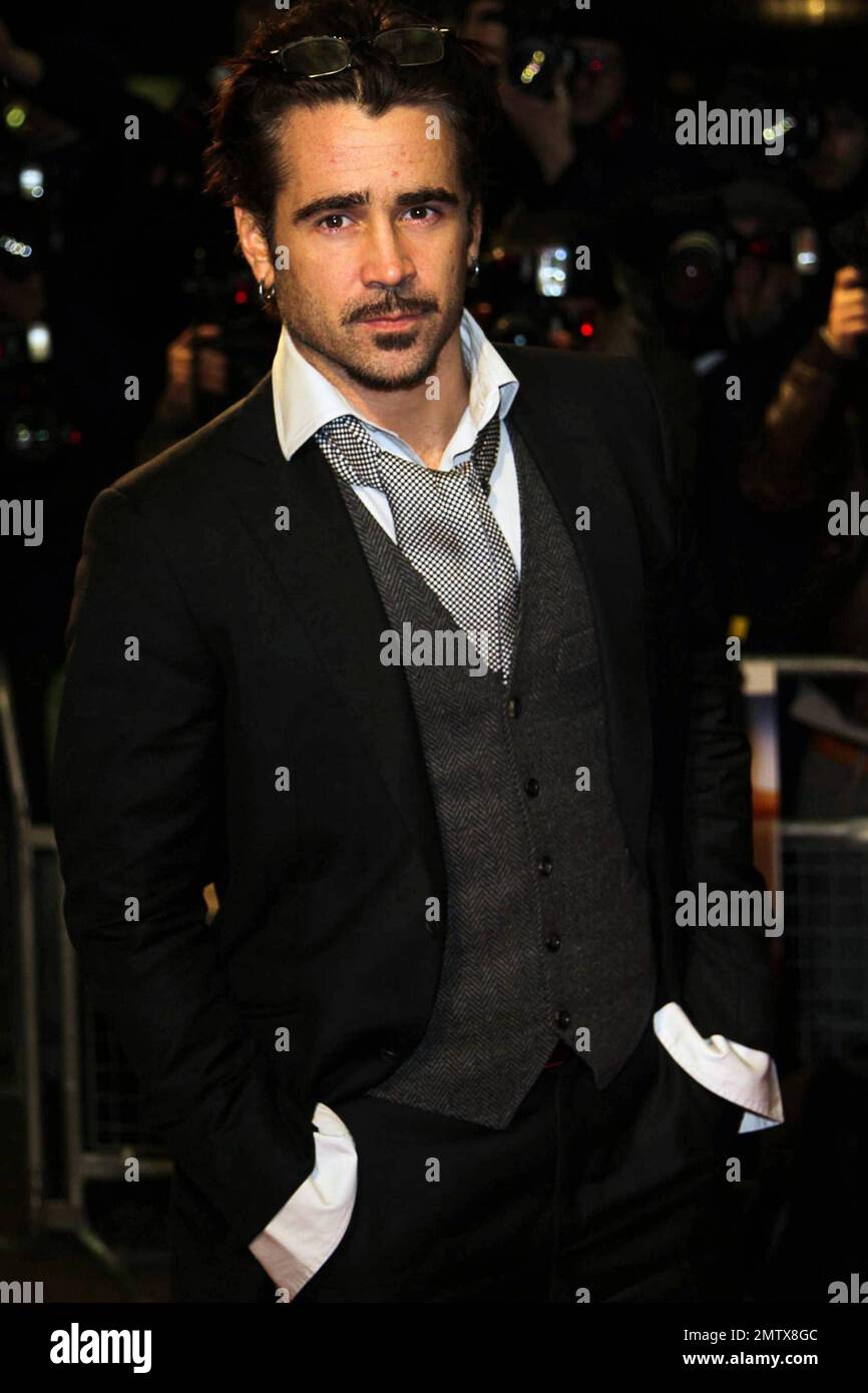 Colin Farrell at the UK premiere of "The Way Back" at The Curzon ...