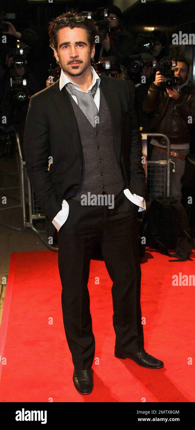 Colin Farrell at the UK premiere of "The Way Back" at The Curzon ...