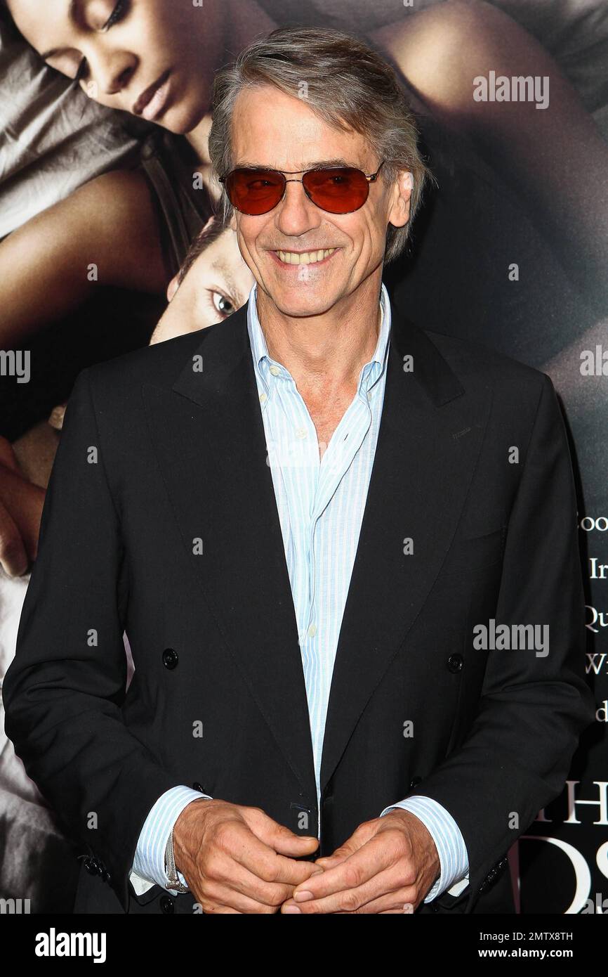 Jeremy Irons attends the Premiere Of CBS Films' "The Word" held at the ...