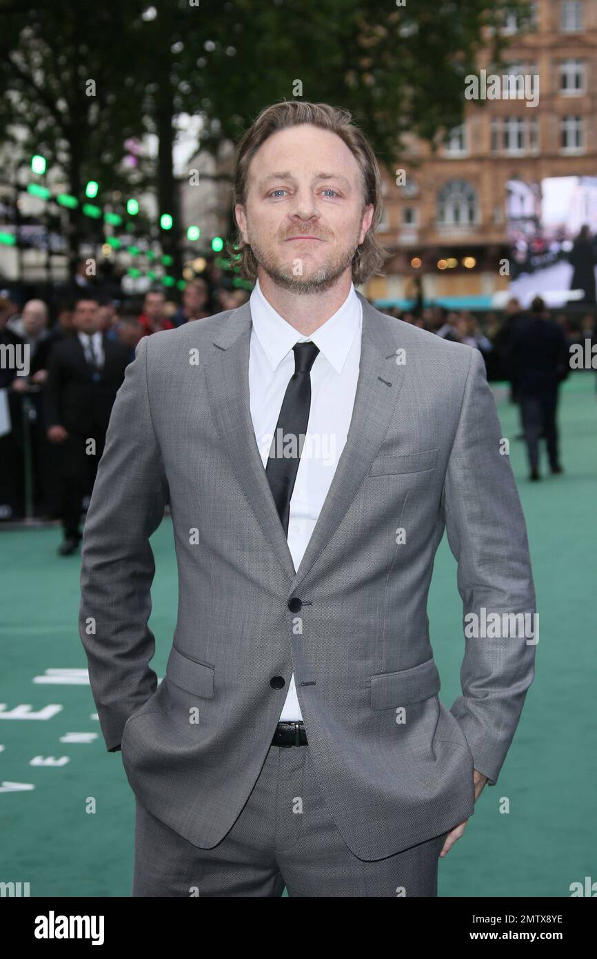 Nathaniel Dean poses for photographers upon arrival at the premiere of ...
