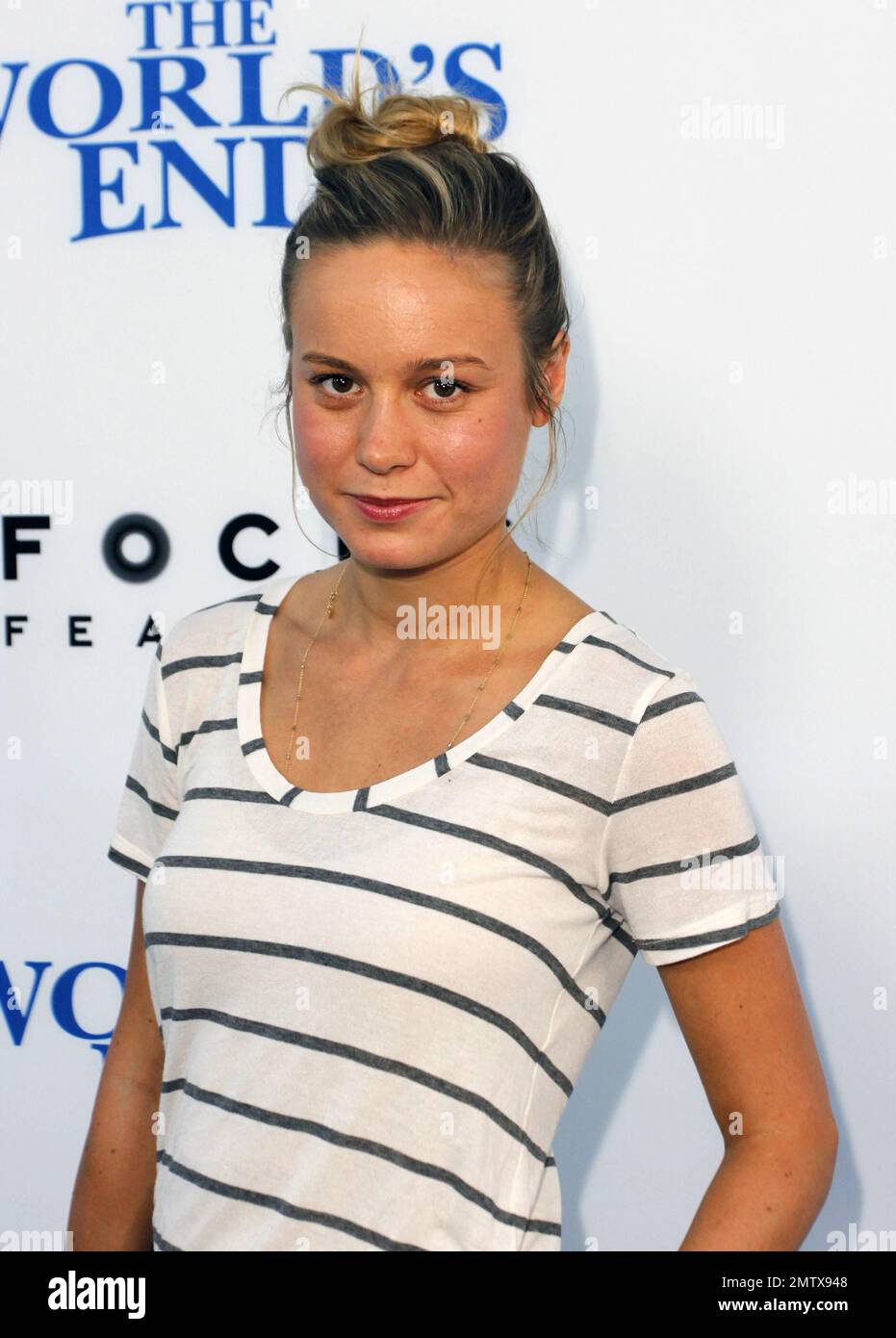Brie Larson at the Los Angeles premiere of 'The World's End' at ...