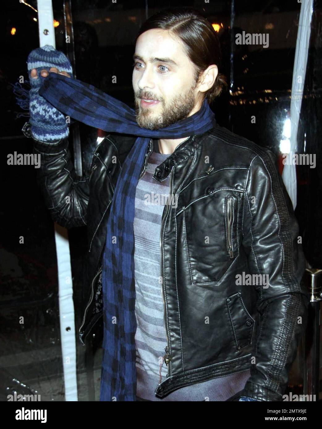 Jared Leto attends the premiere of "The Wrestler" held at the Academy ...
