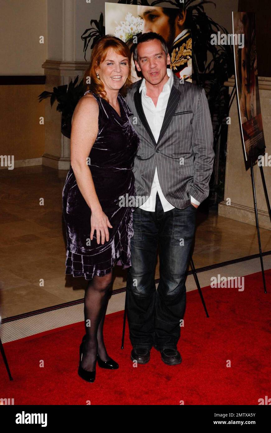 Sarah Ferguson and Jean Marc Vallee at the premiere of "The Young ...
