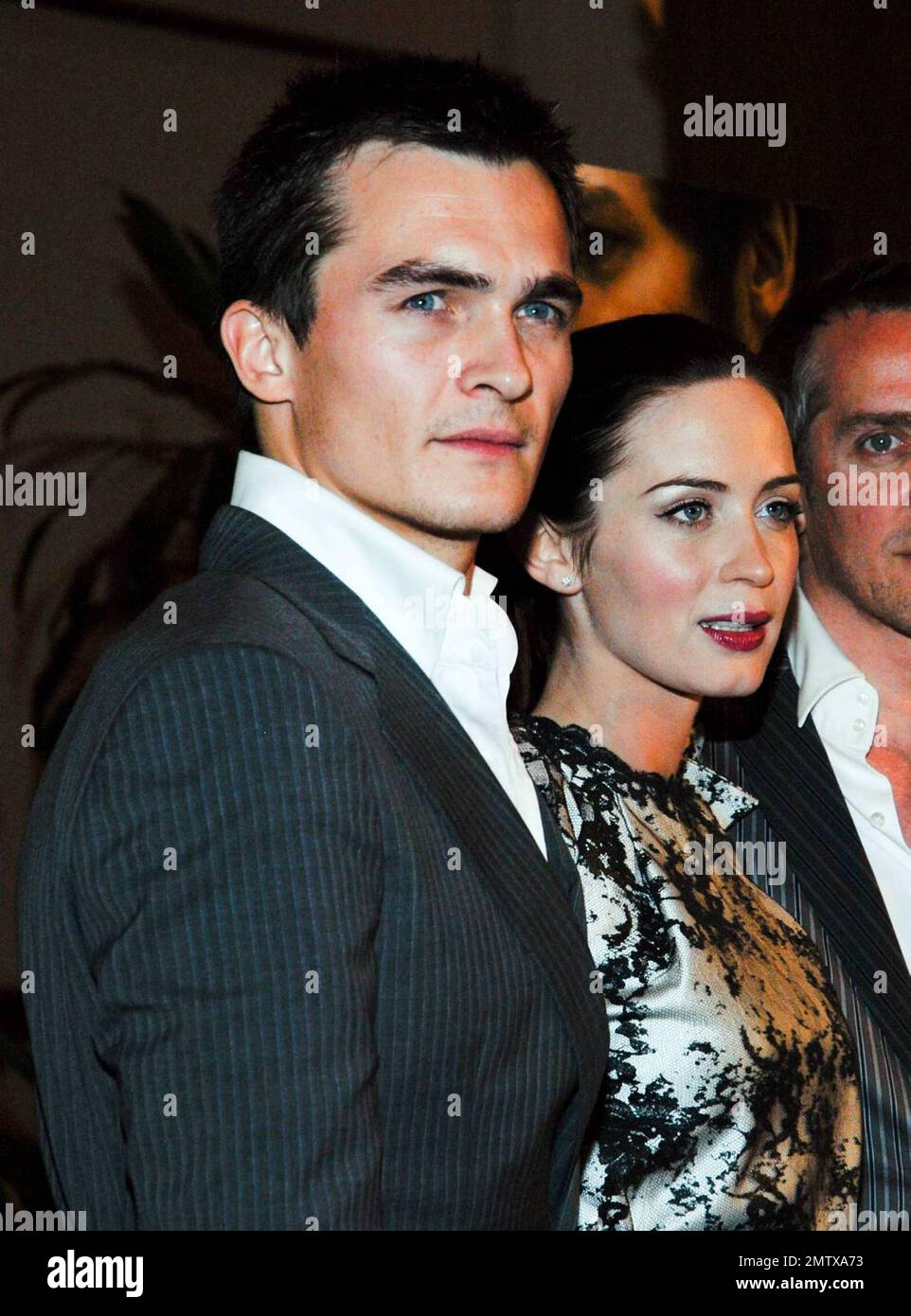 Rupert Friend, and Emily Blunt at the premiere of "The Young Victoria ...