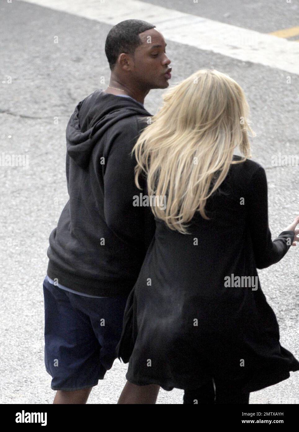 Charlize Theron And Will Smith Film A Scene For Thier New Movie