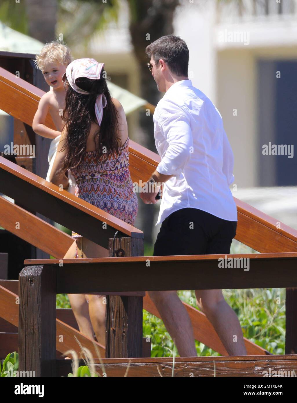 Paula patton and julian thicke hi-res stock photography and images - Alamy