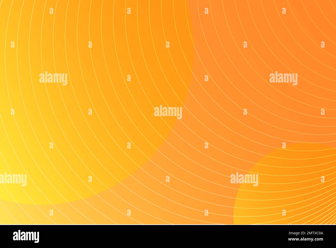 Abstract curve pattern orange color sunset for cover background. Vector ...