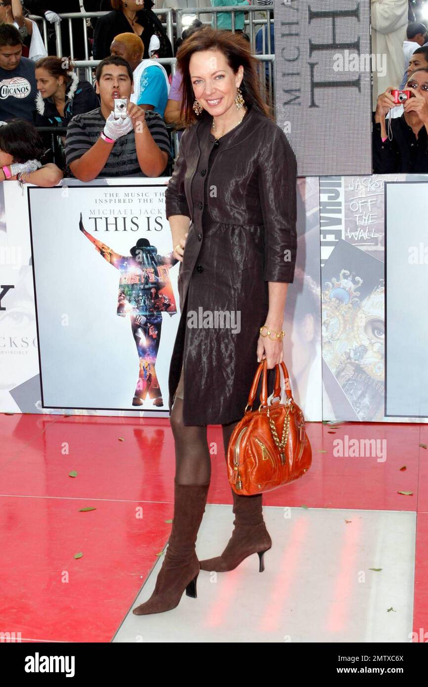 Allison Janney at the premiere of Michael Jackson's This Is It at the ...