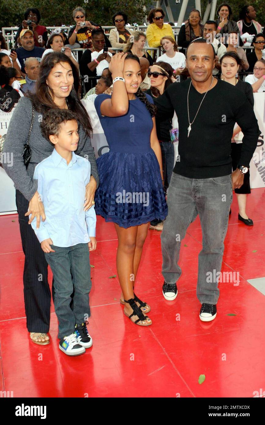Sugar Ray Leonard at the premiere of Michael Jackson's This Is It at ...