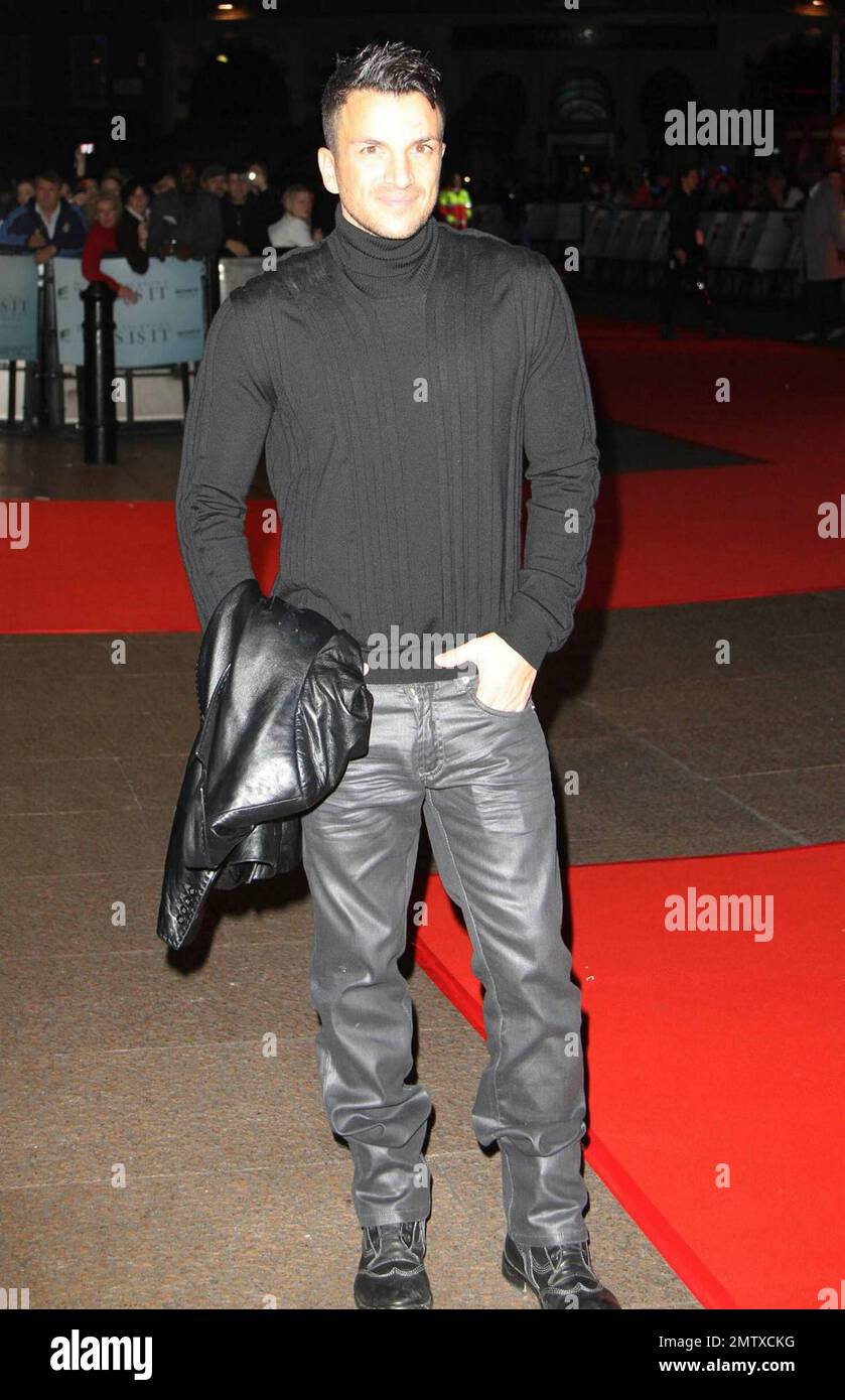 Peter Andre at the This Is It premiere in London, UK. 10/27/09 Stock ...