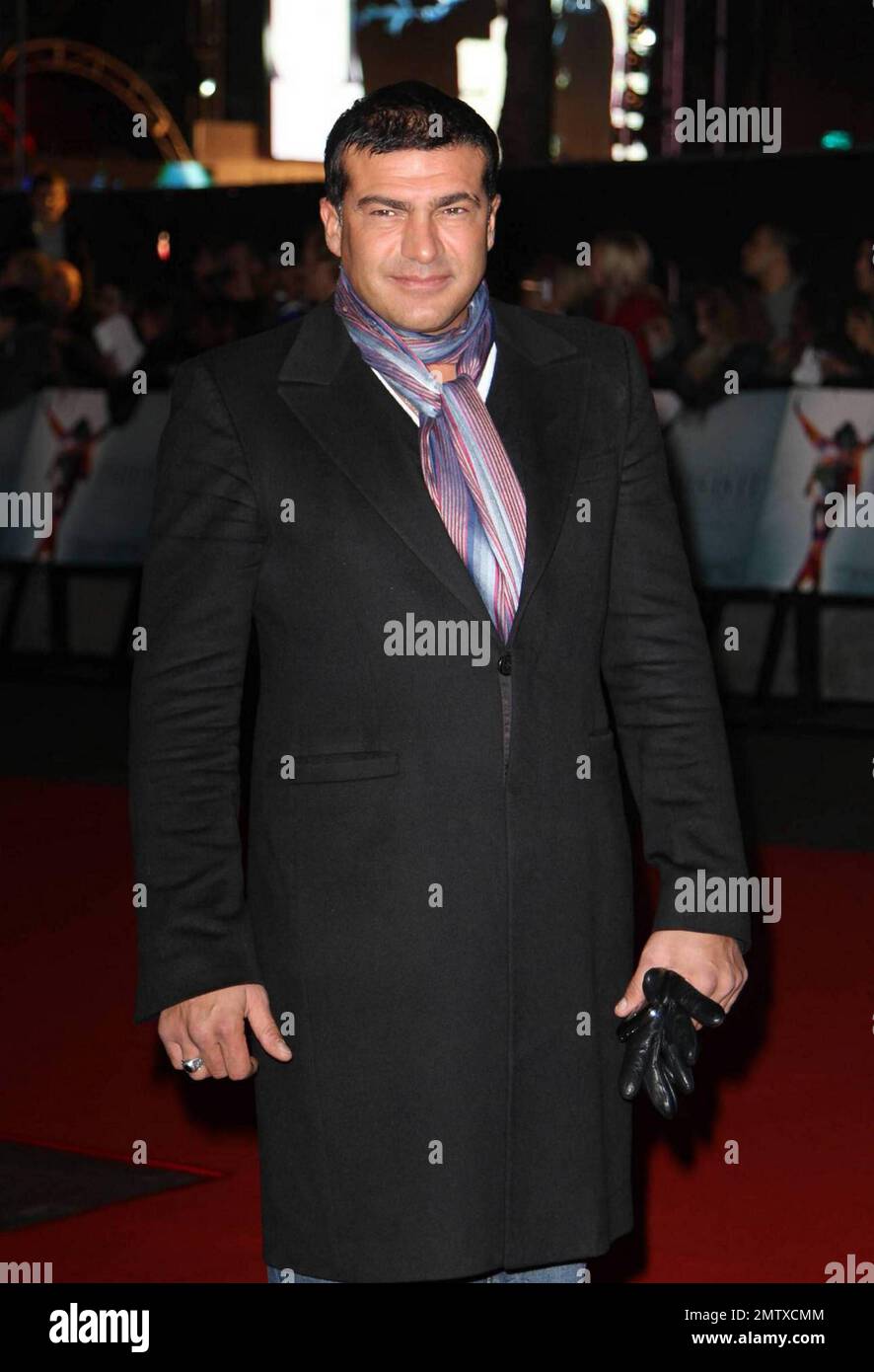 Tamer Hassan at the This Is It premiere in London, UK. 10/27/09 Stock ...