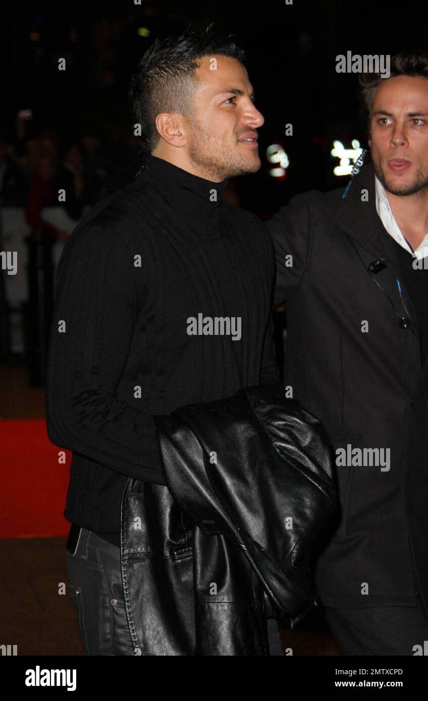 Peter Andre at the This Is It premiere in London, UK. 10/27/09 Stock ...