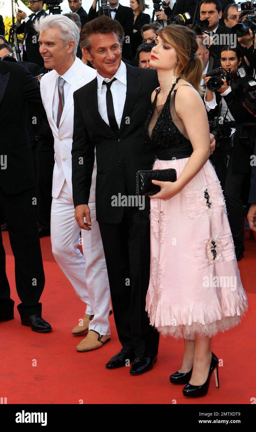 Sean Penn and Eve Hewson at the premiere of "This Must Be the Place ...