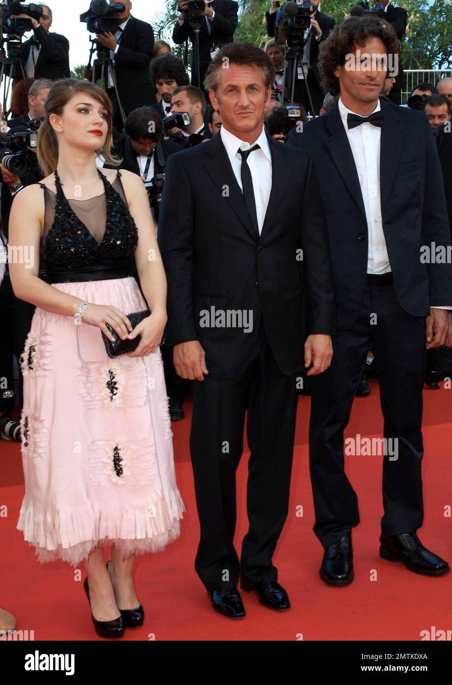 Sean Penn and Eve Hewson at the premiere of "This Must Be the Place ...