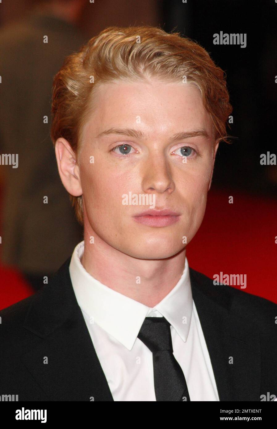Freddie Fox attends the world premiere of 'Three Musketeers in 3D' held ...
