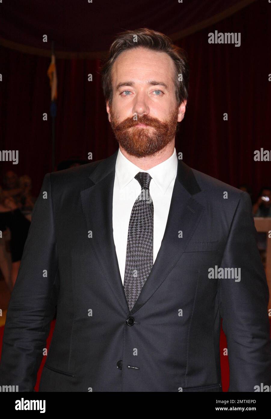 Matthew Macfadyen attends the world premiere of 'Three Musketeers in 3D ...