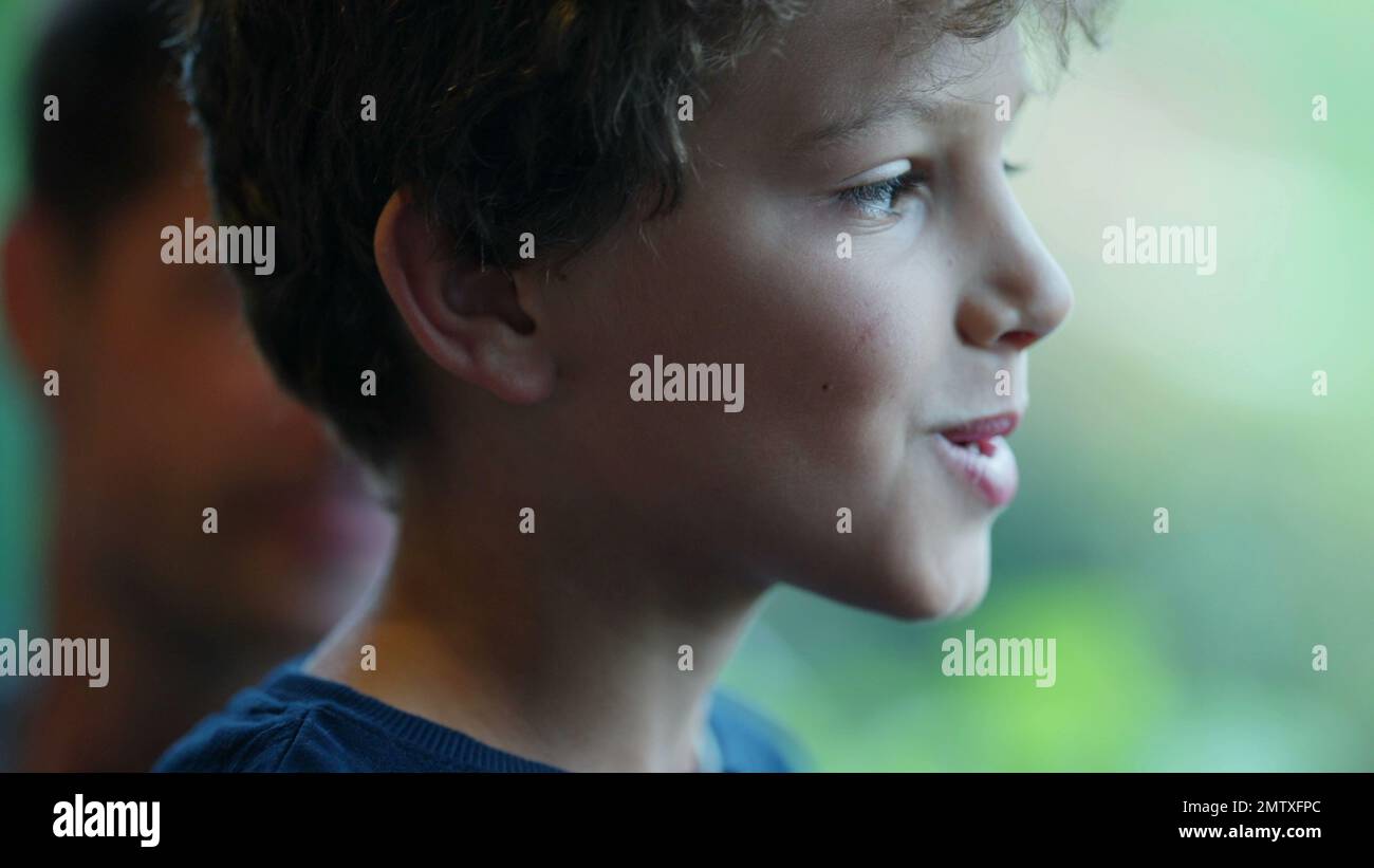 Portrait of handsome young boy adorable child face Stock Photo - Alamy