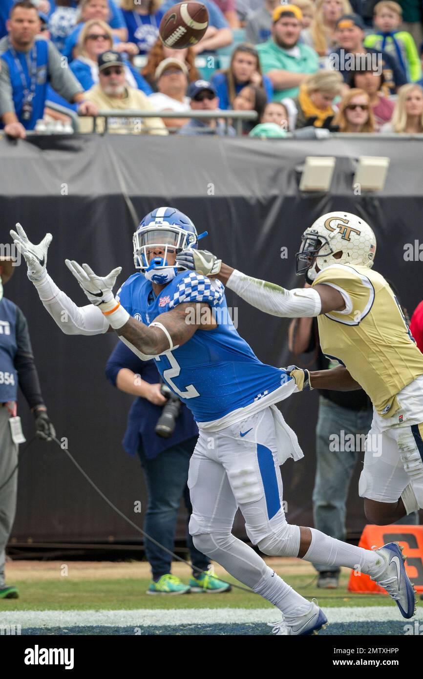 FILE - In this Dec. 31, 2016, file photo, Kentucky wide receiver Dorian ...