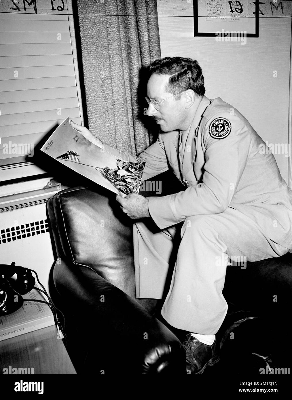 AP staff photographer Joe Rosenthal, who made the iconic photo of the ...