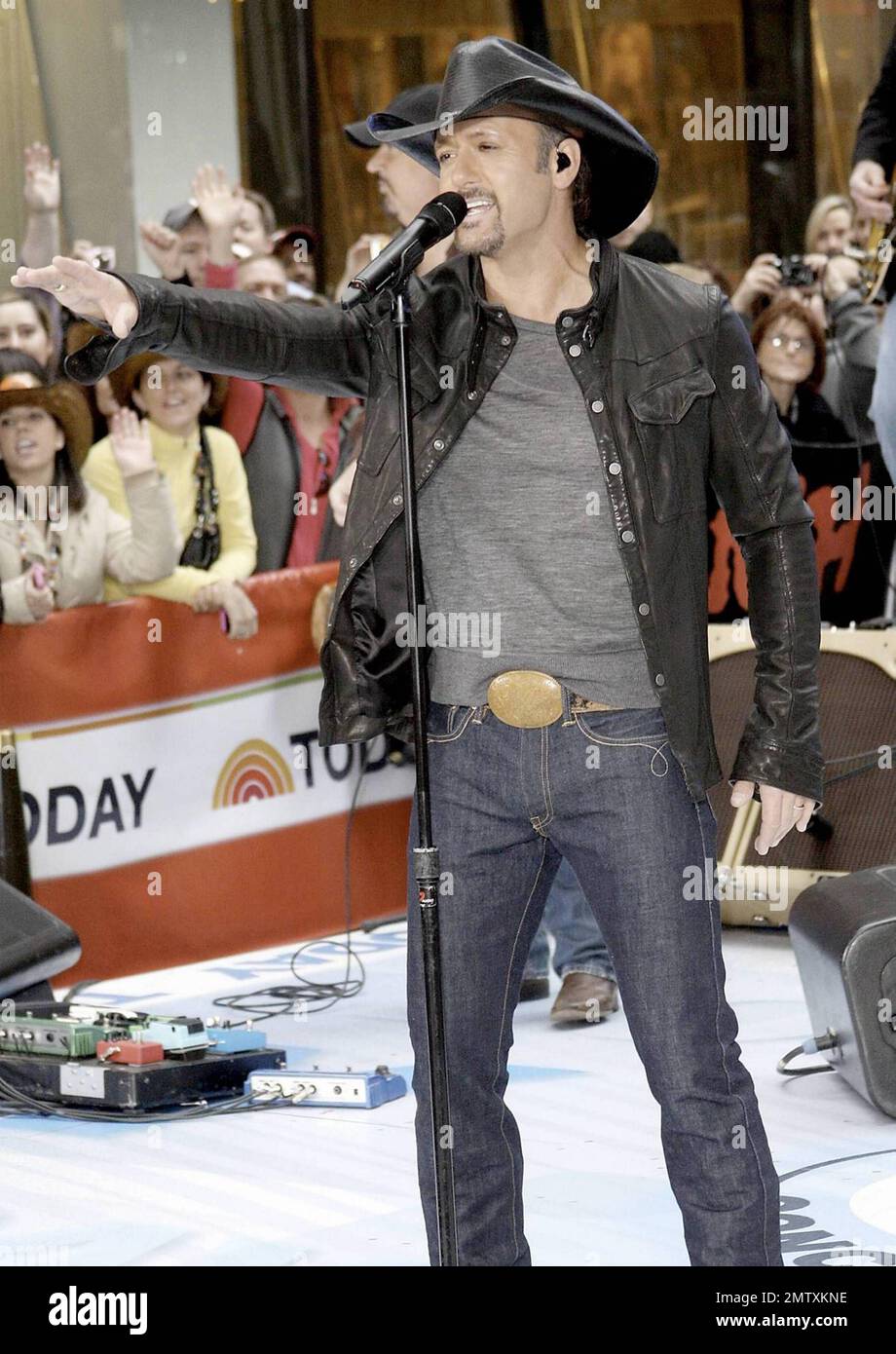 Award winning country singer, and husband to Faith Hill, Tim McGraw ...