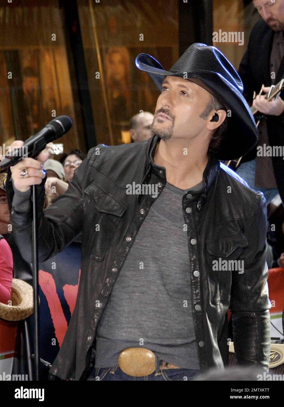 Award winning country singer, and husband to Faith Hill, Tim McGraw ...