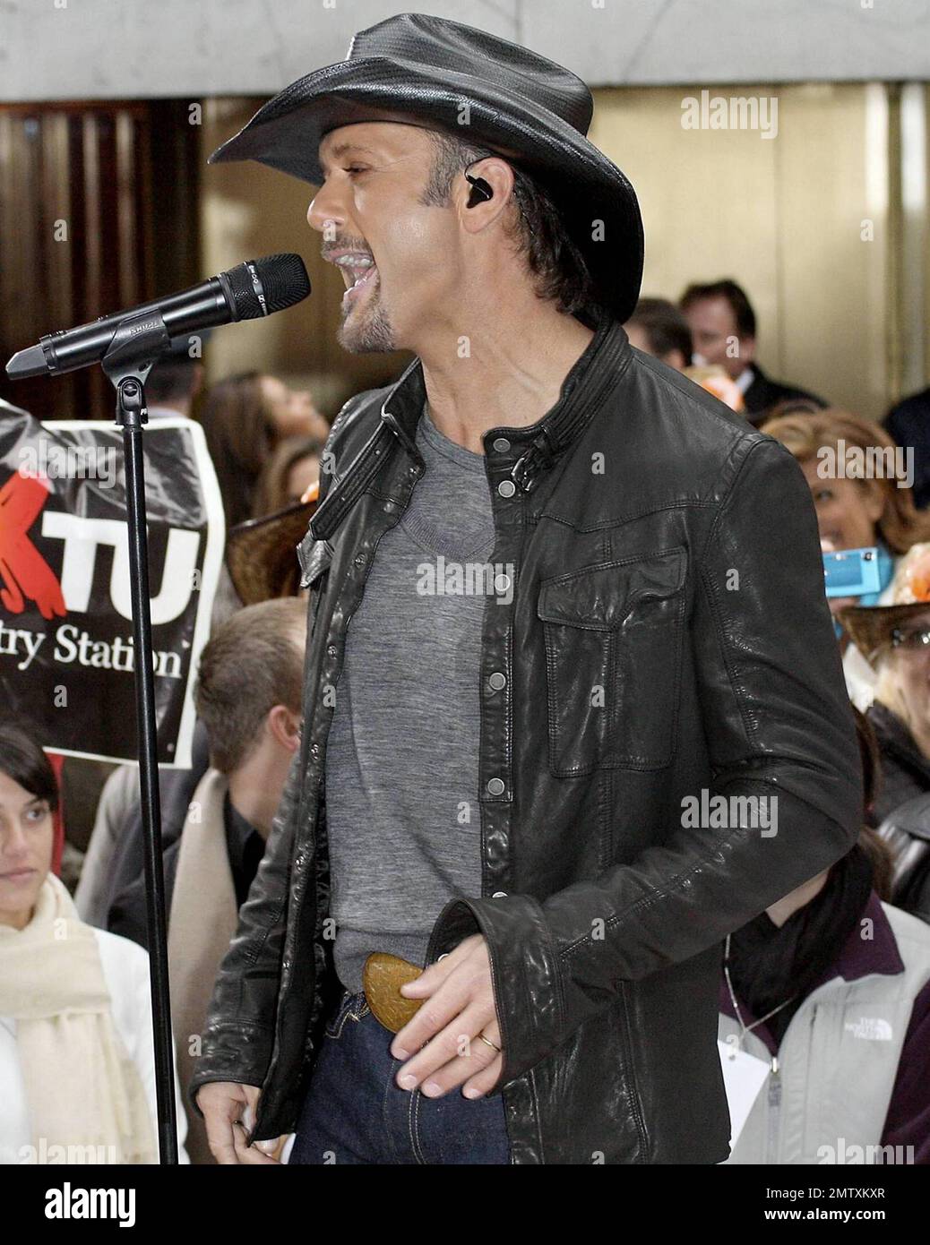 Award winning country singer, and husband to Faith Hill, Tim McGraw ...