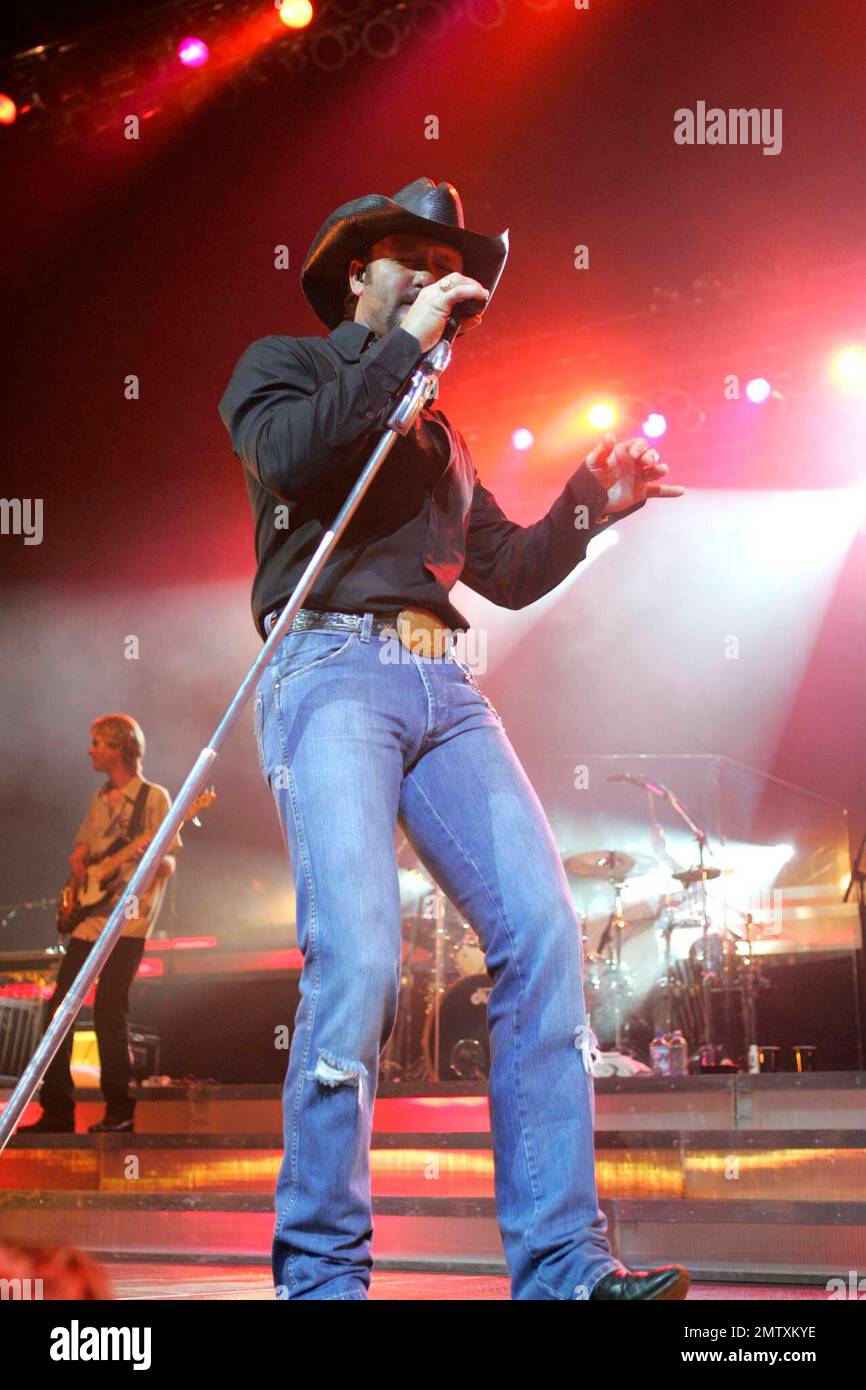 Tim McGraw performs in concert, at the Seminole Hard Rock Hotel and ...