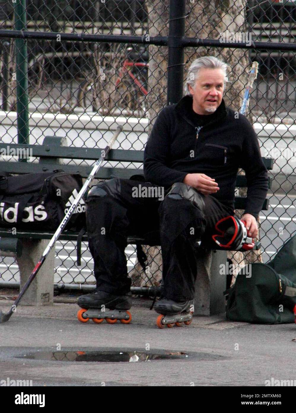 Hockey wearing roller skates hi-res stock photography and images - Alamy