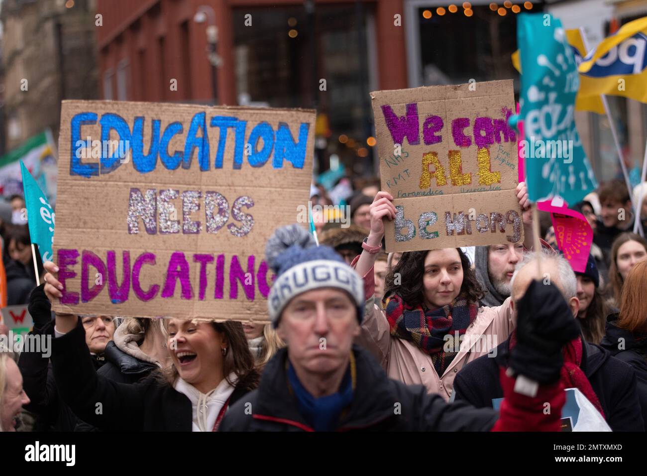 Education needs educating hi-res stock photography and images - Alamy