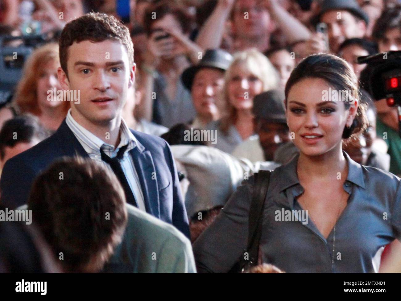Justin Timberlake and Mila Kunis seemed to be having a great time ...