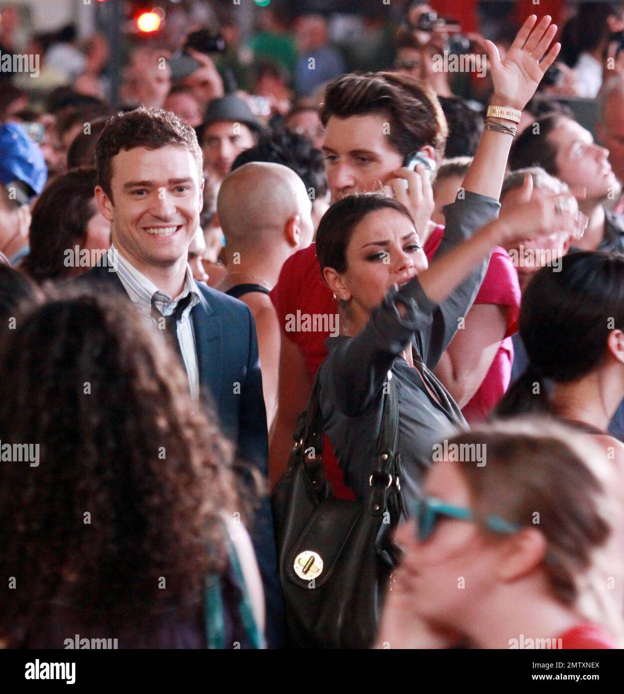 Justin Timberlake and Mila Kunis seemed to be having a great time ...