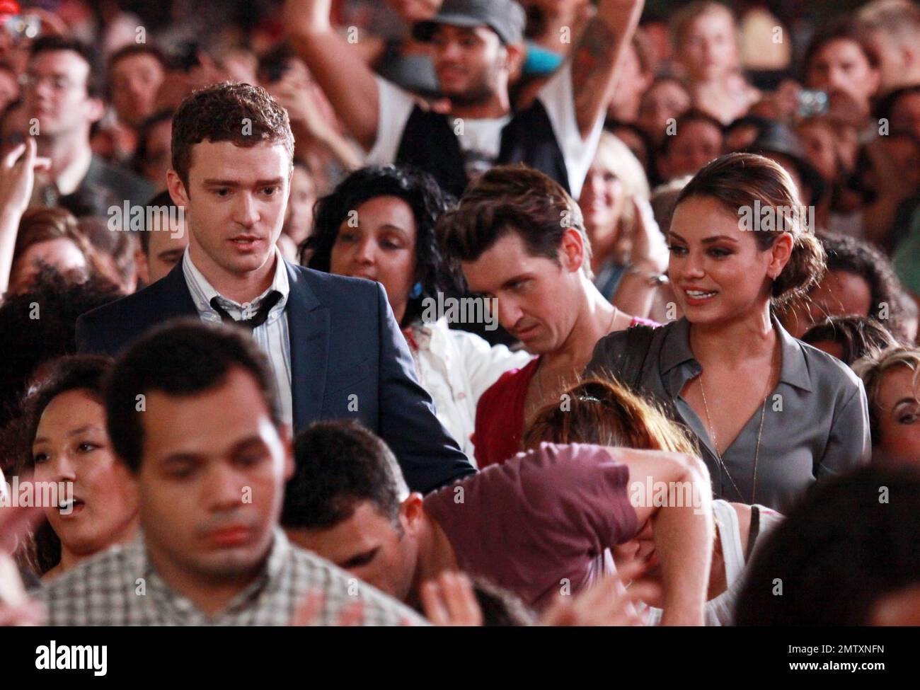 Justin Timberlake and Mila Kunis seemed to be having a great time ...