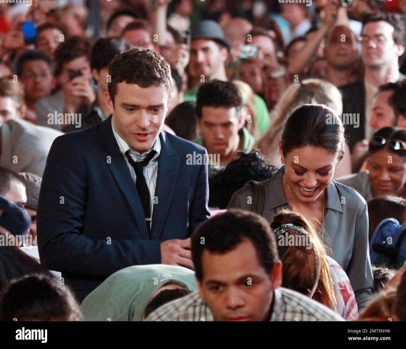 Justin Timberlake and Mila Kunis seemed to be having a great time ...