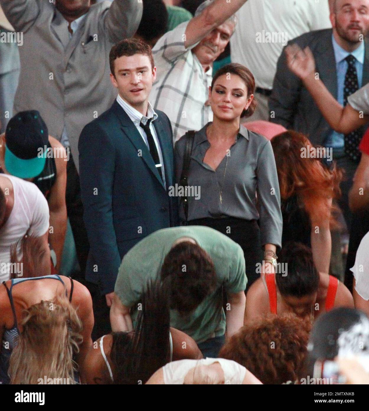 Justin Timberlake and Mila Kunis seemed to be having a great time ...