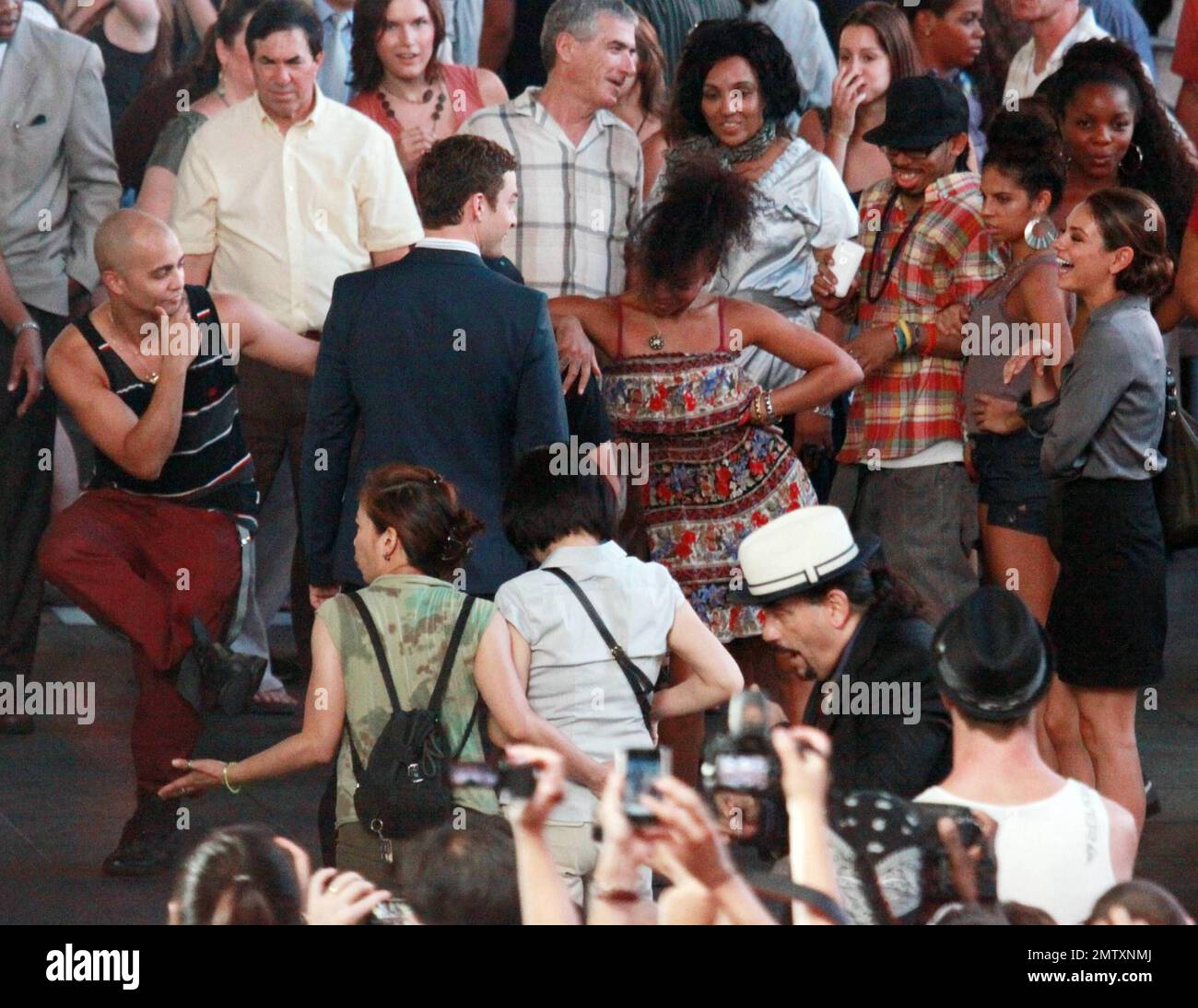 Justin Timberlake and Mila Kunis seemed to be having a great time ...