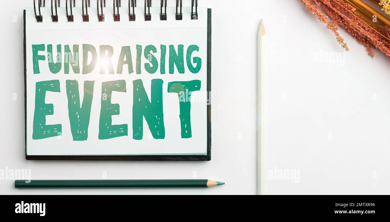 Inspiration showing sign Fundraising Event. Conceptual photo campaign ...