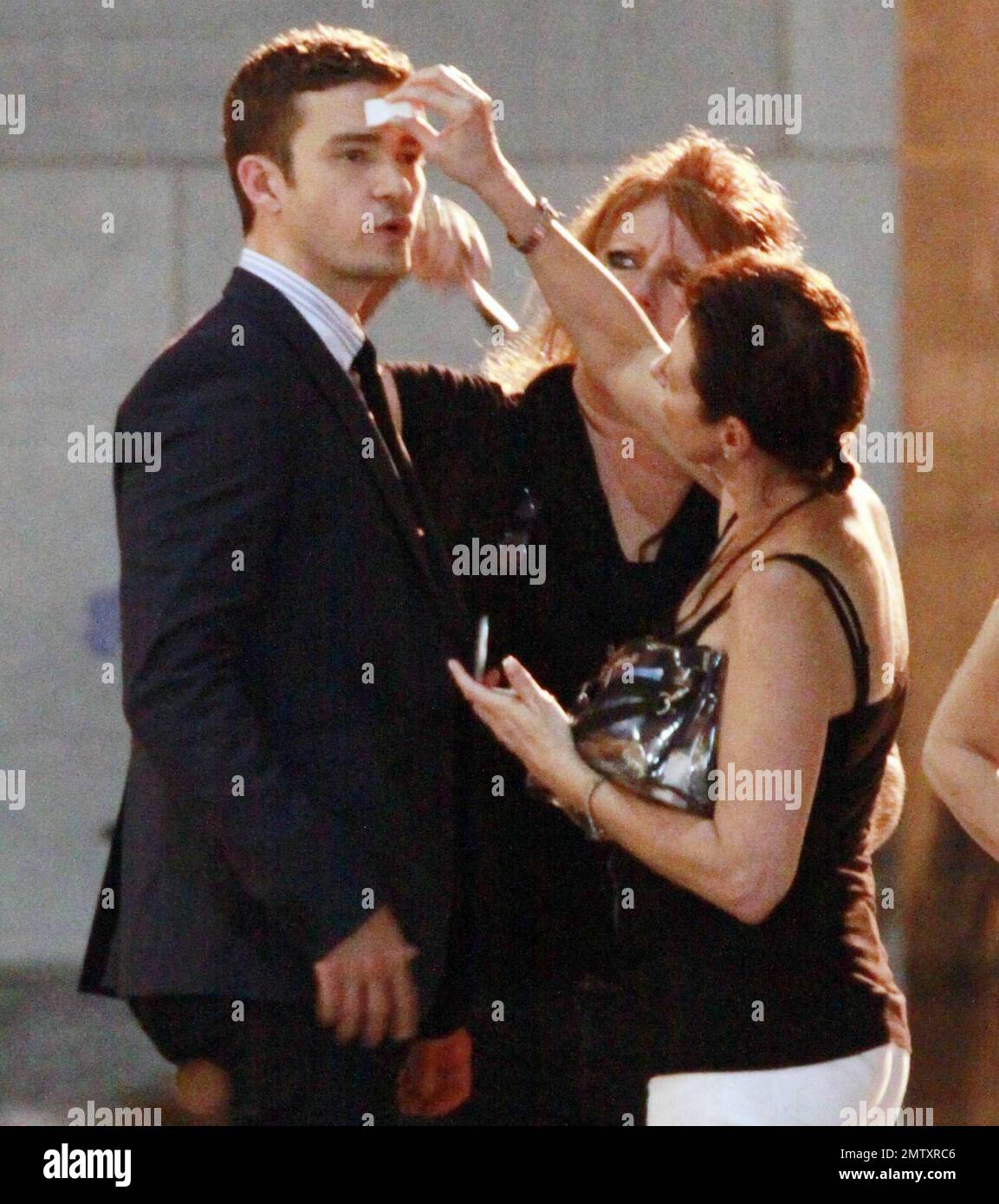 EXCLUSIVE!! Justin Timberlake and Mila Kunis film scenes through the ...