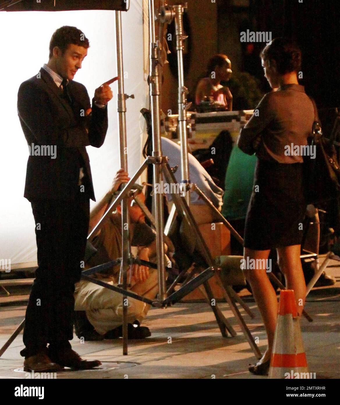 EXCLUSIVE!! Justin Timberlake and Mila Kunis film scenes through the ...