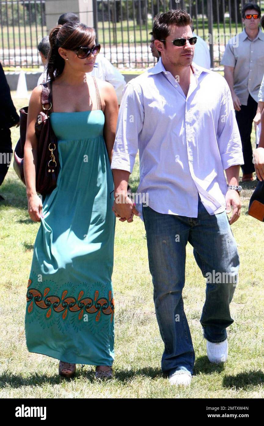 Nick Lachey and Vanessa Minnillo at the 20th Aniversary of A Time For Heroes Celebrity Carnival ...
