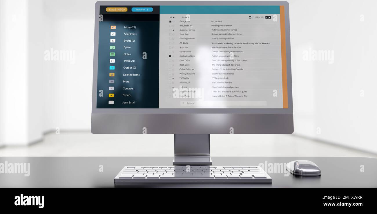 Computer desktop hi-res stock photography and images - Alamy