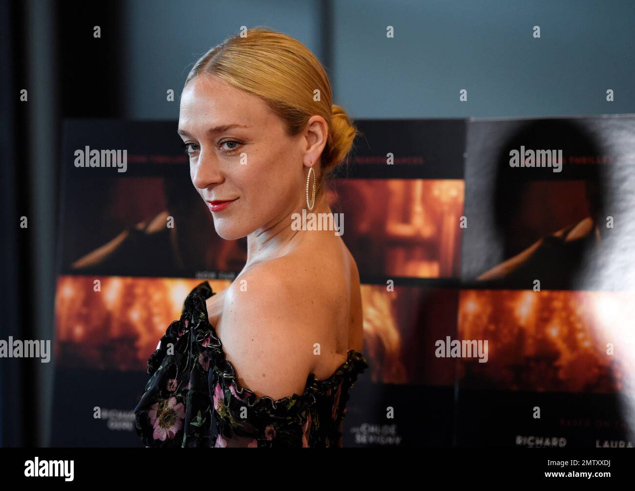 Chloe Sevigny, a cast member in "The Dinner," poses at the premiere of ...