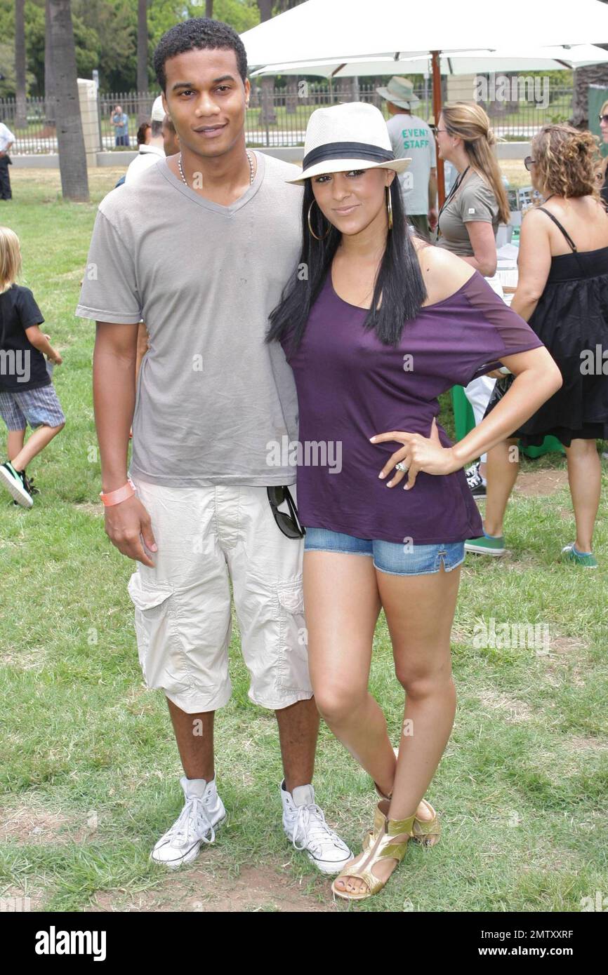 Cory Hardrict and Tia Mowry arrive to Wadsworth Great Lawn for the ...