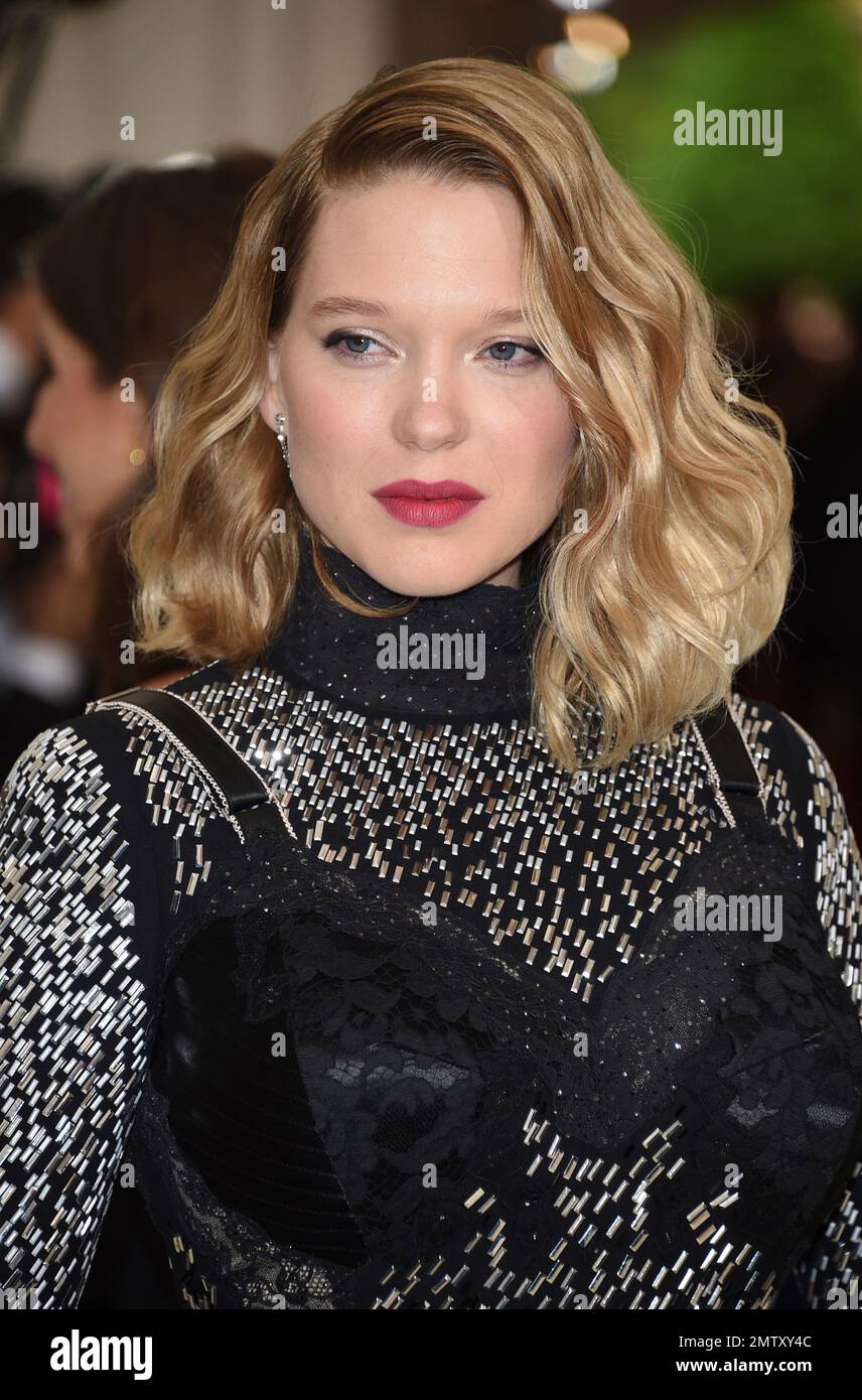 Léa Seydoux attends The Metropolitan Museum of Art's Costume Institute ...