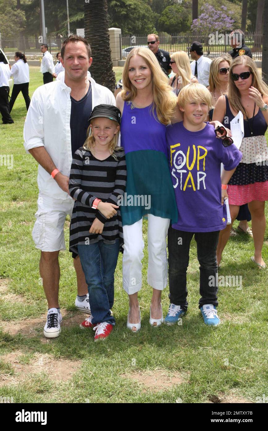 Lauralee Bell, husband Scott Martin and their kids Samantha and Scott ...