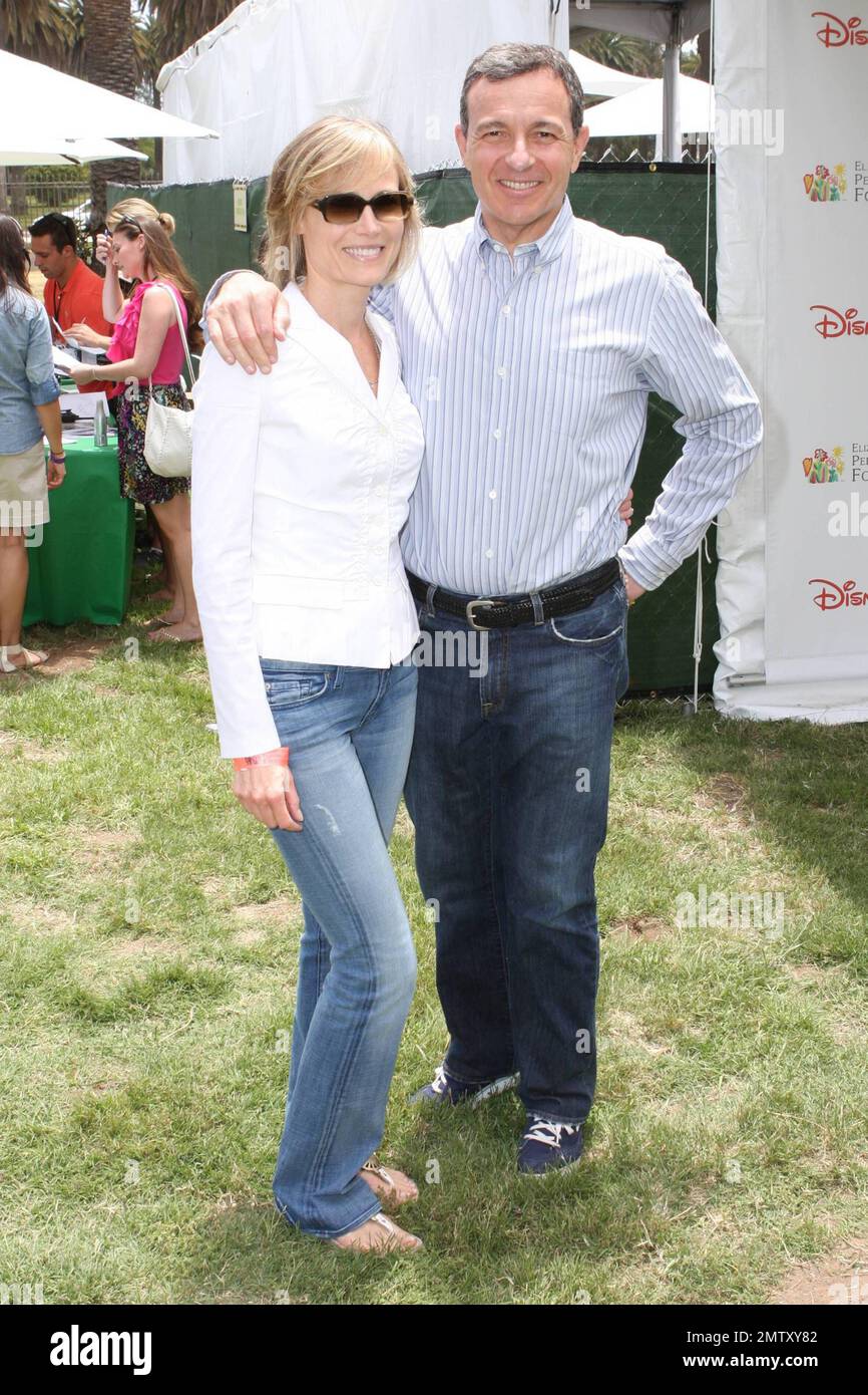 Disney executive Robert Iger and wife Willow Bay arrive to Wadsworth ...