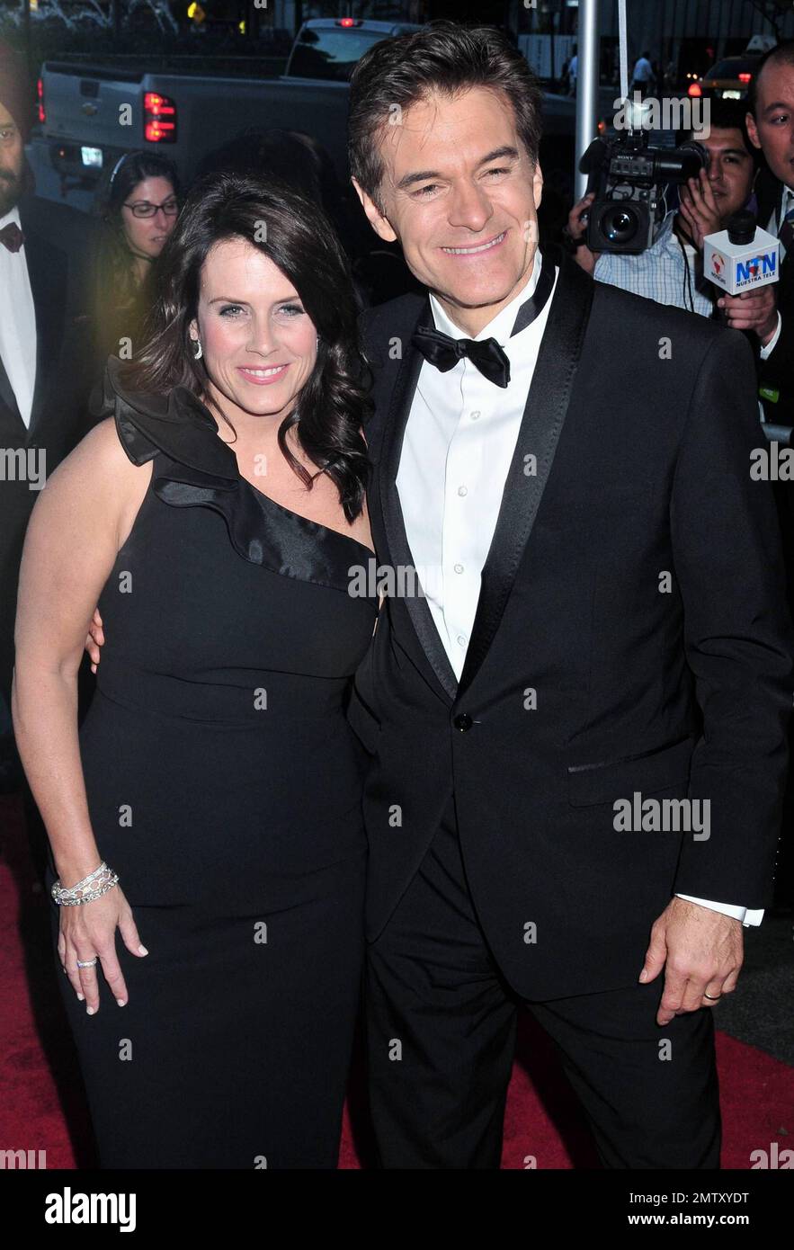 Dr. Oz (Mehmet Oz) and wife Lisa Oz walk the red carpet at Time's 100 ...