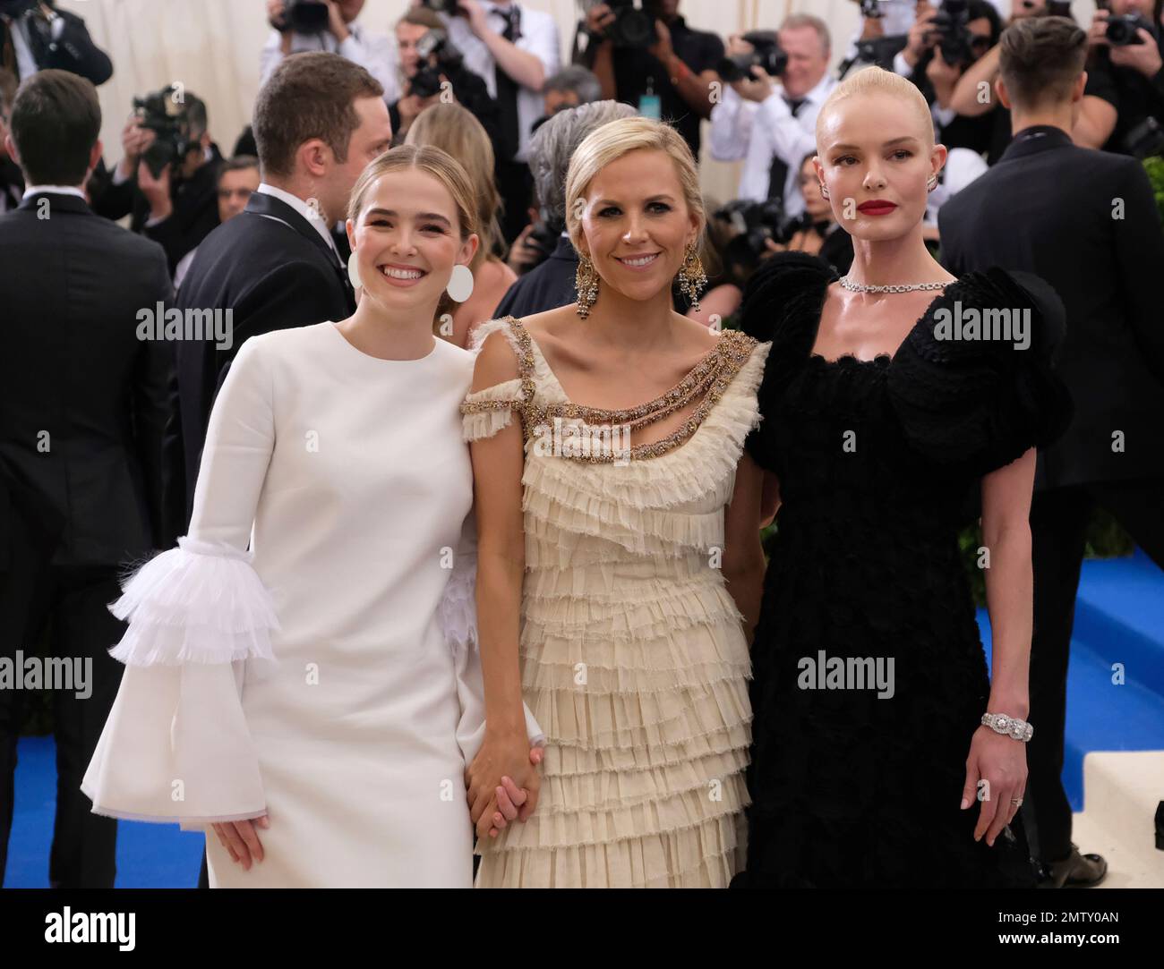 Zoey Deutch, from left, Tory Burch and Kate Bosworth attend The ...