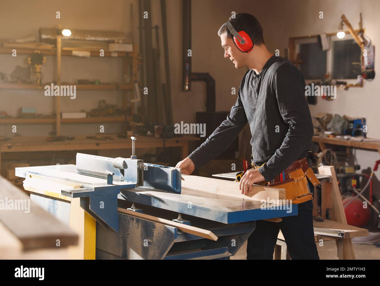 Wood surface planer hi-res stock photography and images - Alamy